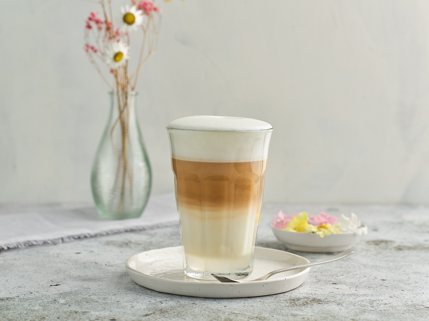 Le latte au sirop de jasmin